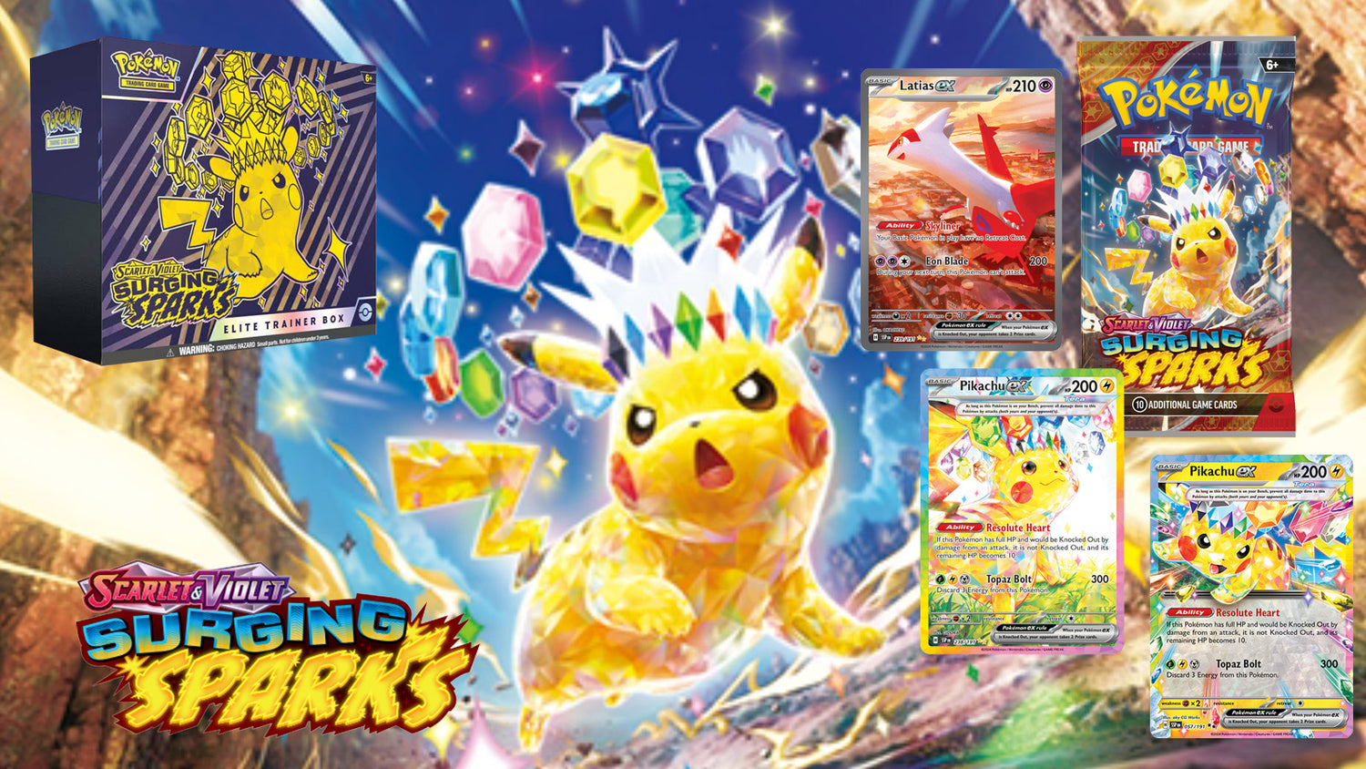 Surging Sparks Release: Electrifying the Pokémon TCG World – TC Game