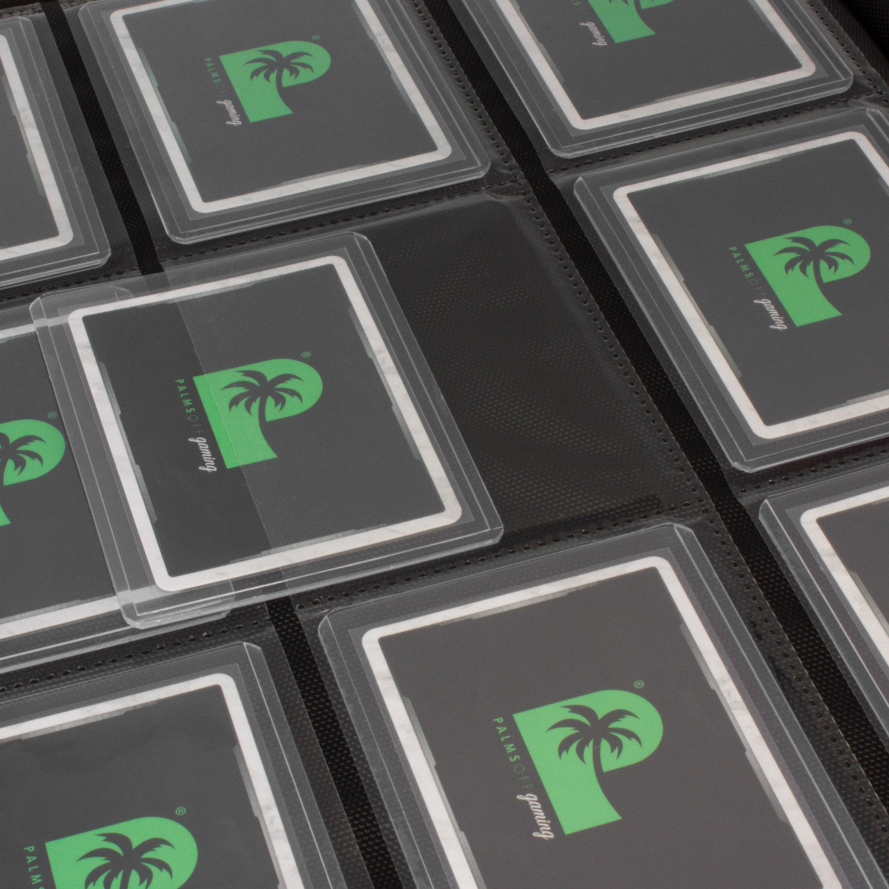 Palms Off Gaming Collector's Series Top Loader Zip Binder - CLEAR – TC Game